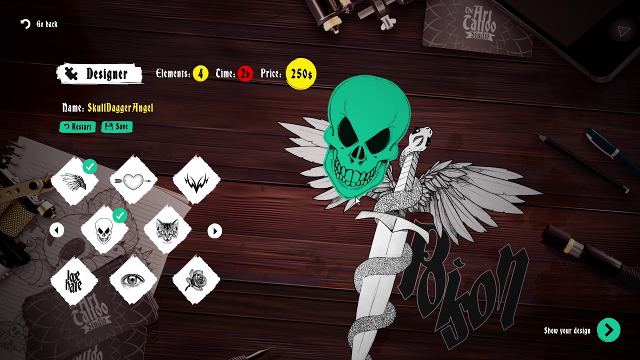 Ink Studio: Tattoo Artist Simulator - YouTube