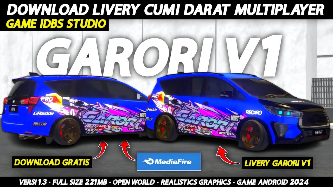 Cara Pasang Livery GARORI v1 Innova Reborn Cumi Darat Multiplayer - YouTube