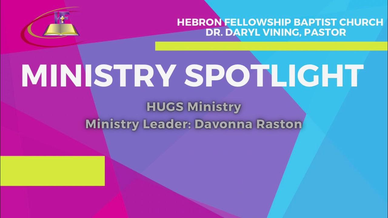 Ministry Spotlight 6: HUGS Ministry - YouTube