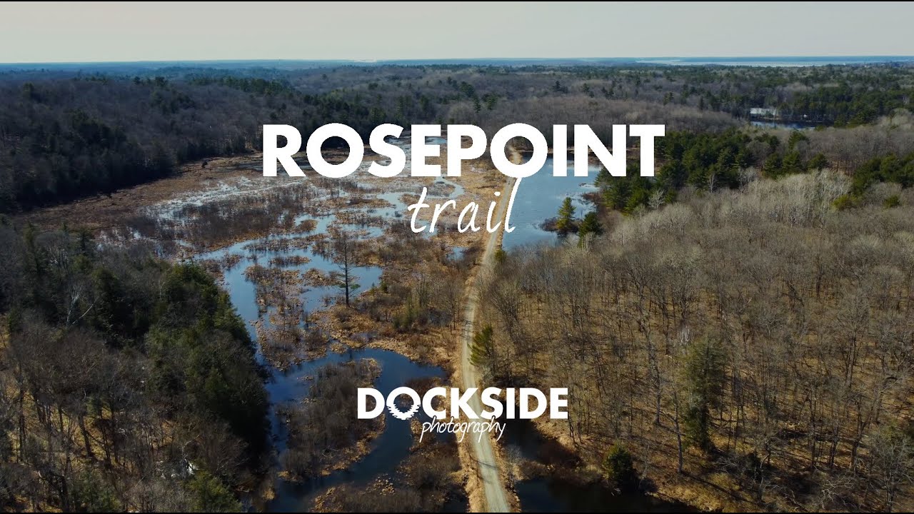 Biking on the Rose Point Trail, Parry Sound with a DJI Mini 2 - YouTube