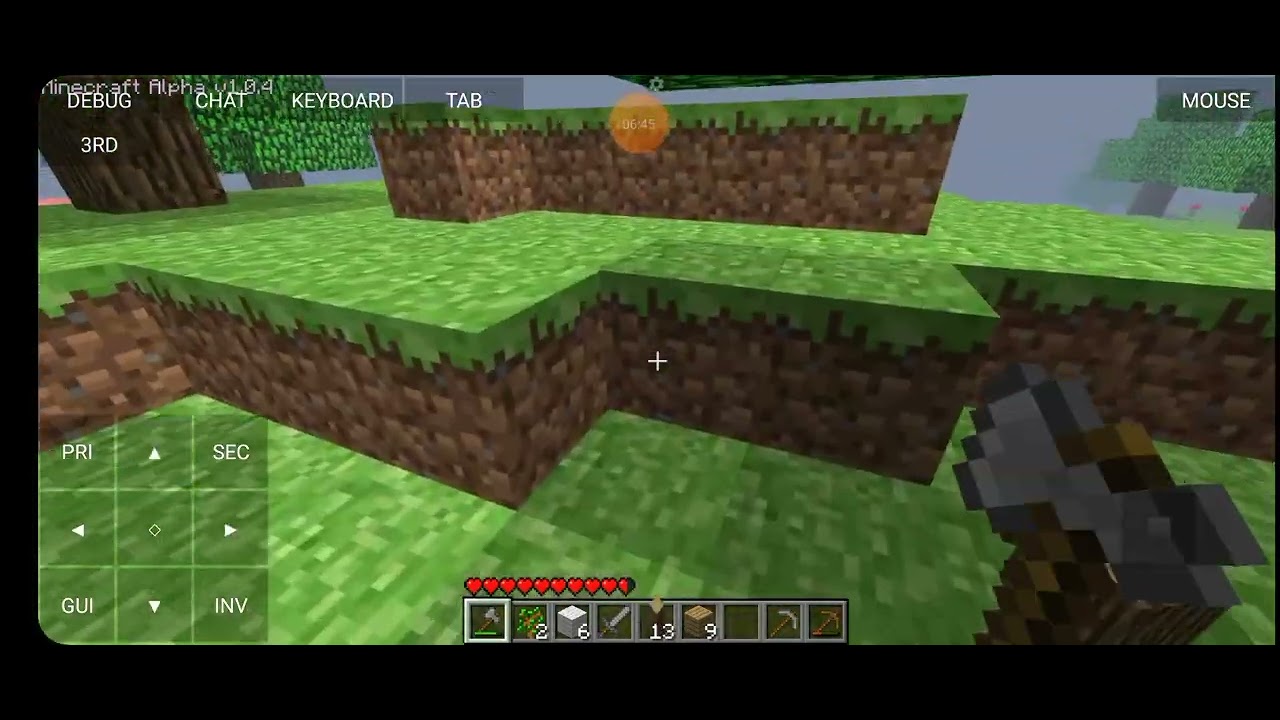 minecraft alpha v1.0.4 android pt.1 - YouTube