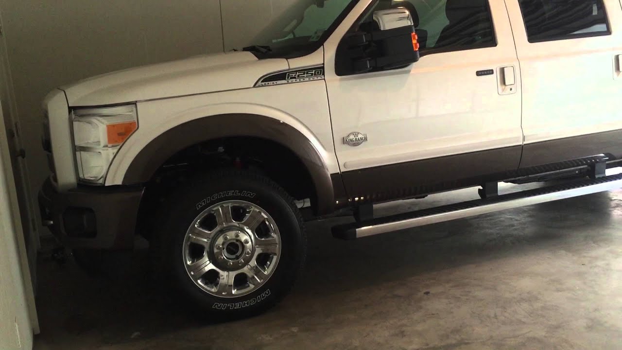 New 2016 F-250 King Ranch, 6.7L Powerstroke turbo diesel - YouTube