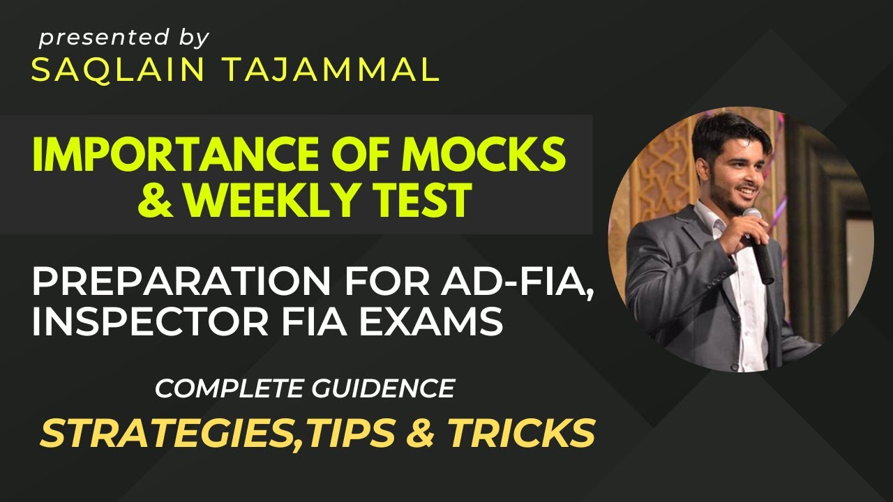 Importance of Mock Tests and Weekly Tests for Good Preparation of AD ...