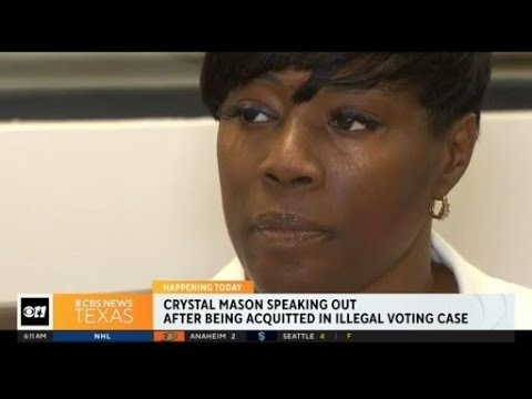 Crystal Mason speaking out after being acquitted in illegal voting case ...