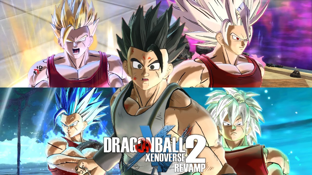 XV2 CAC BEST MODDED REVAMP COMBO TRANSFORMATIONS! - YouTube