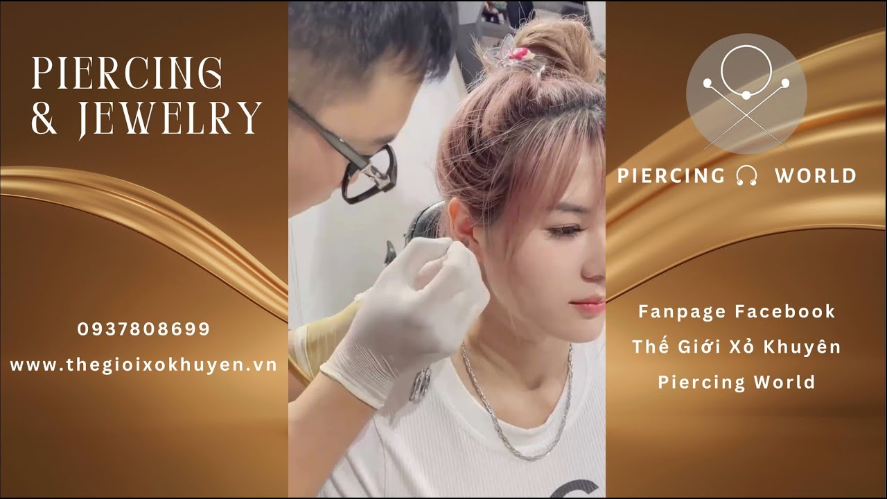 Xỏ khuyên tai phần mềm cho nữ - Earlobe, Upper Lobe - Piercing World ...