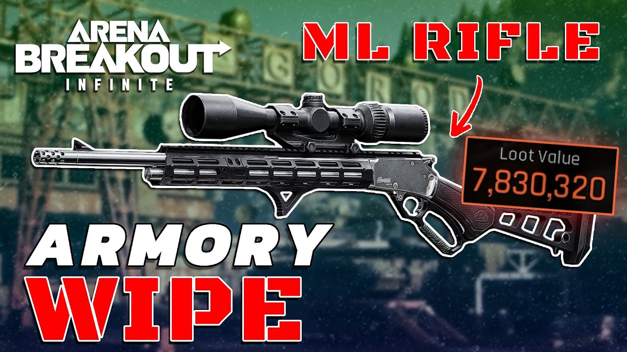 ML Rifle Lockdown Armory Run | Arena Breakout Infinite - 7.8M Extract ...