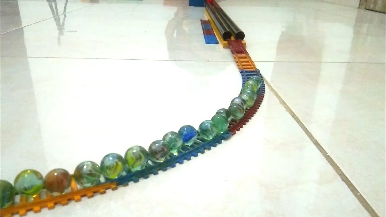 Marble Run Race ASMR Relaxing ☆ Haba Slope marble ball vs triceratops ...