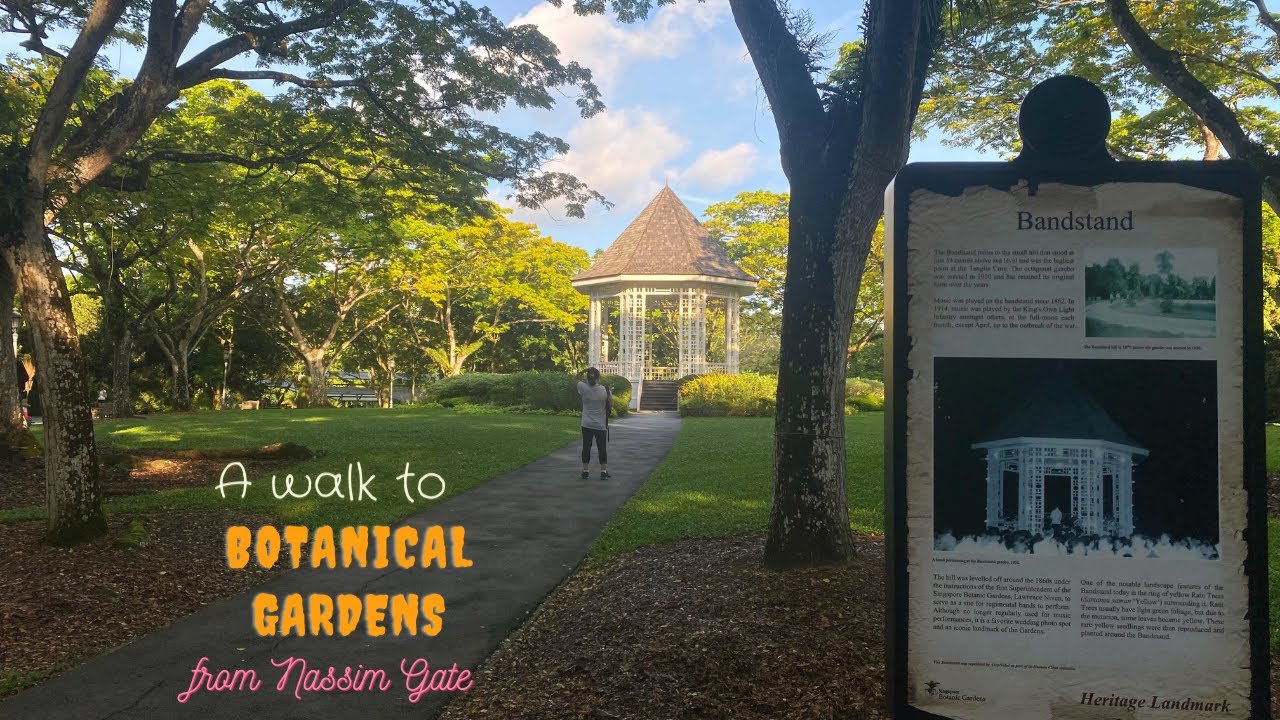 பொட்டானிக் கார்டன் சிங்கப்பூர் | Botanic Gardens, from Nassim gate ...