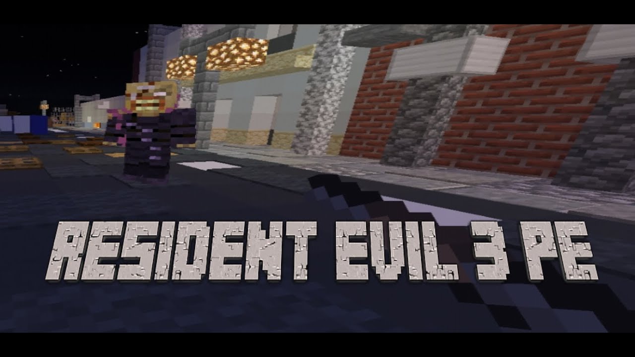 Resident Evil 3 PE: Mapa de aventura para minecraft PE 1.16+ - YouTube