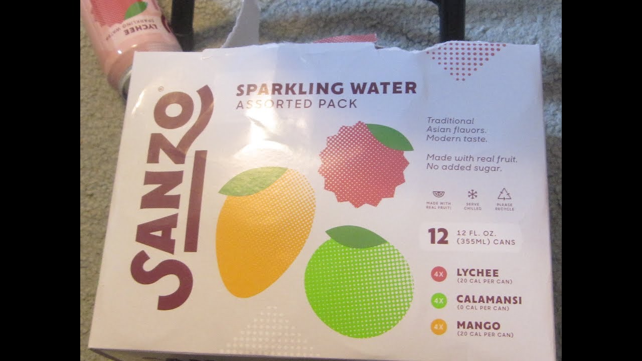 Sanzo Sparking Water Review - YouTube