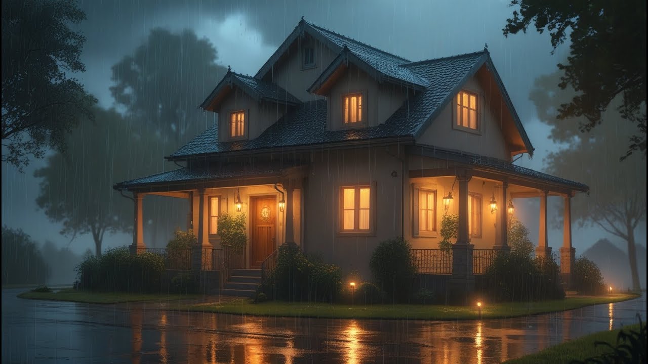 Calming Rain on Window | Deep Sleep Fast, Stress & Anxiety Relief ...