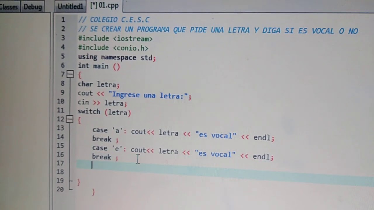 Normas de la Notación en C++ parte 3 (Constante "Char") - YouTube