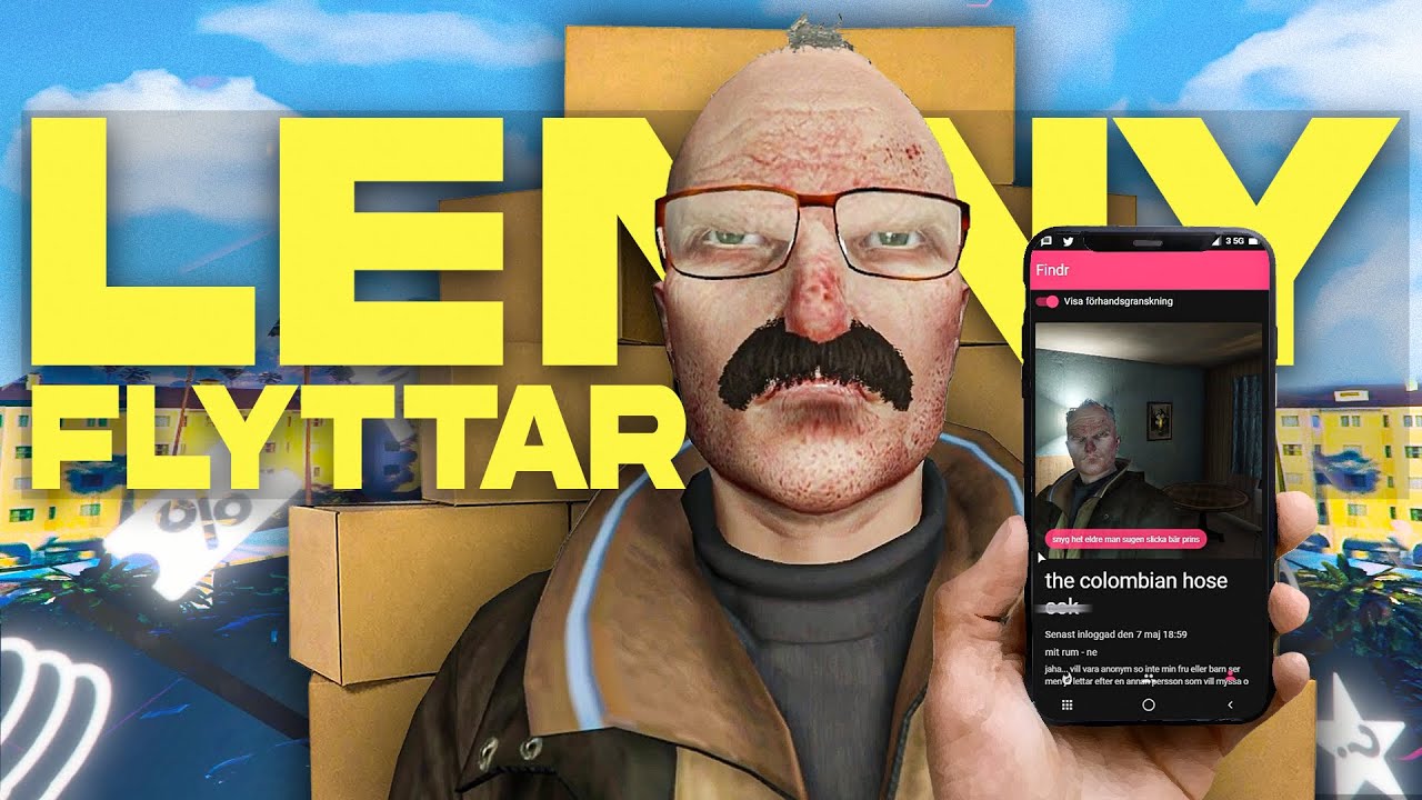 LENNY FLYTTAR TILL EN NY STAD | GTA RP - YouTube