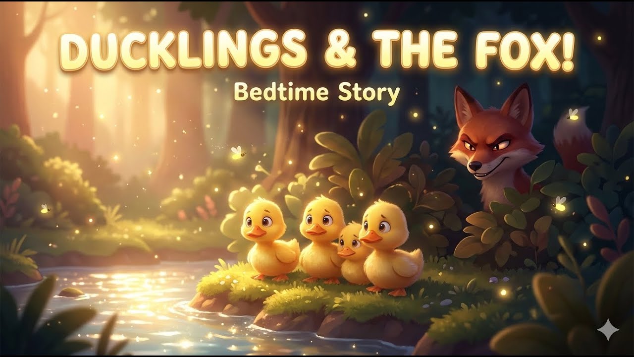 The Four Little Ducks and the Cunning Fox – 3D Fairy Tale for a Good ...
