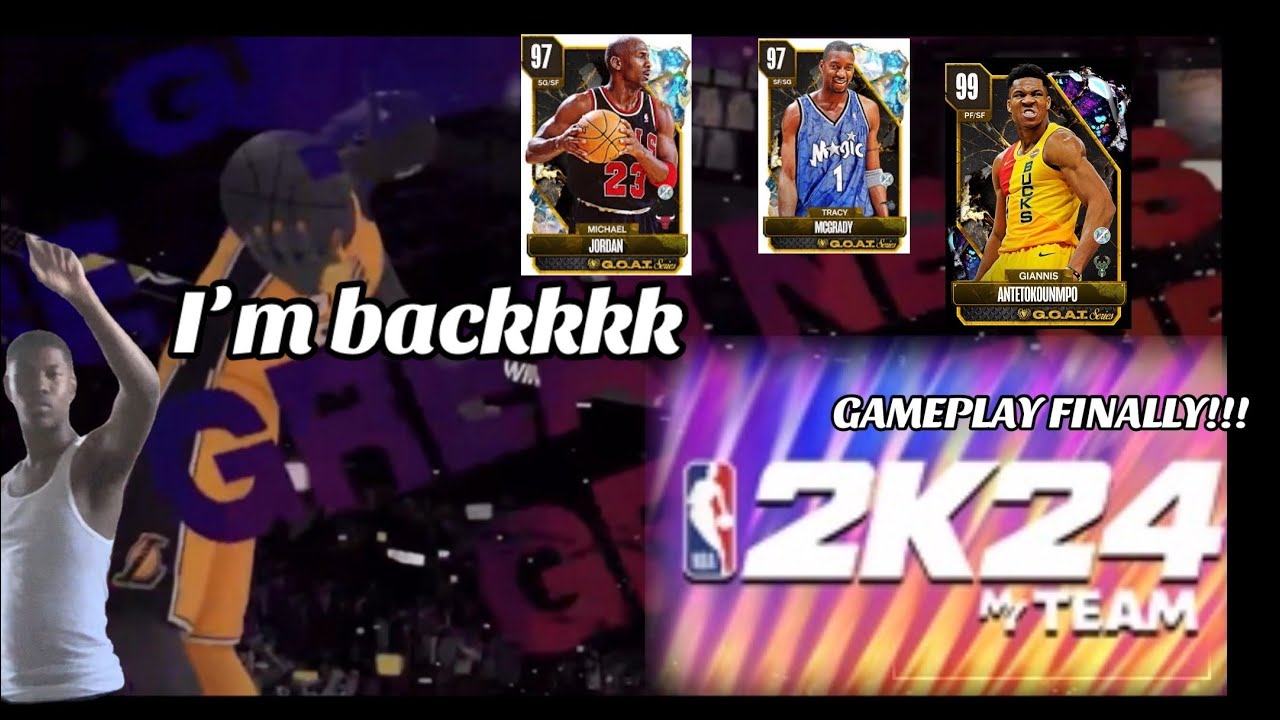 I’m backkk NBA2K24 MyTEAM w/ MJ, T-Mac & Greek Freak alley-overs 💯🔥💀 - YouTube