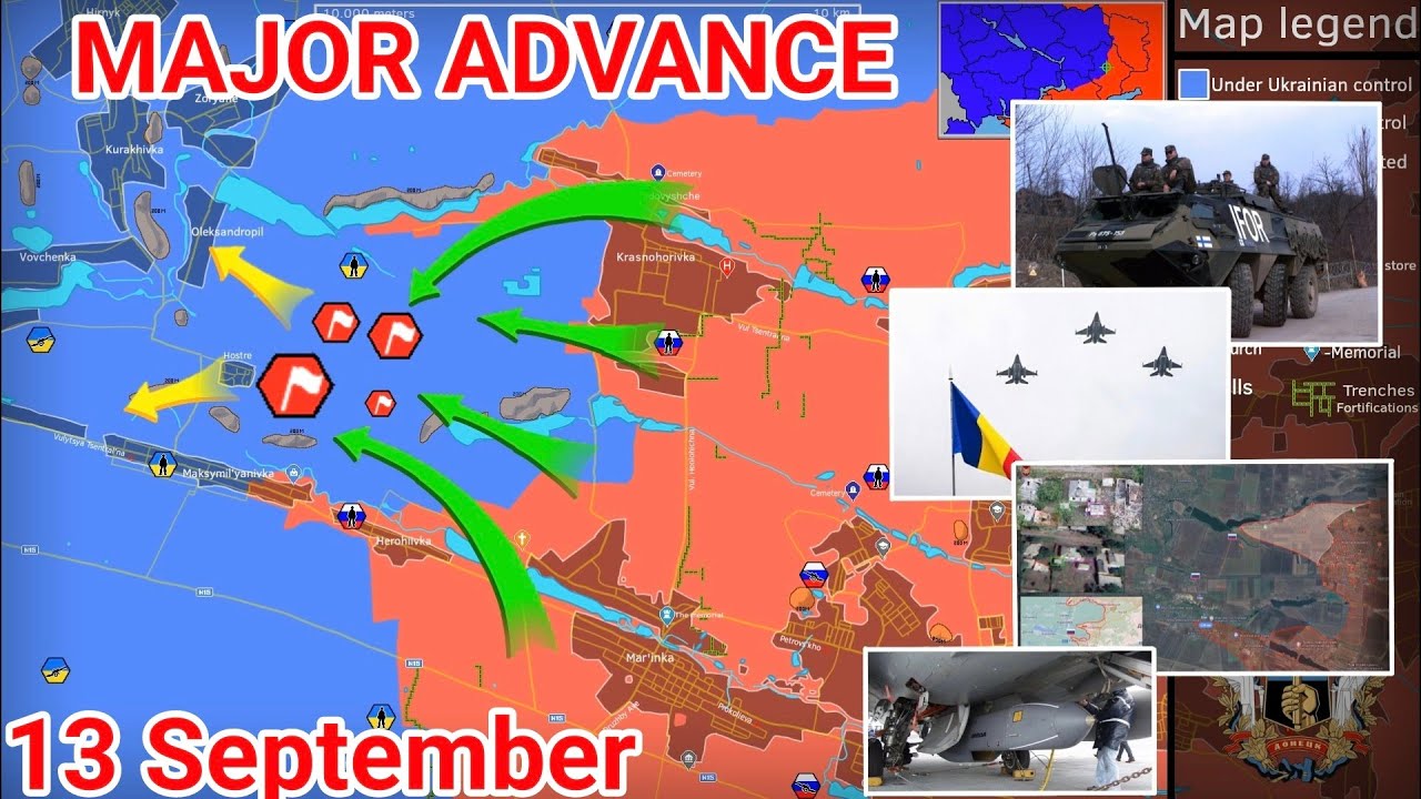 Major advance in Krasnohorivka | The Kursk offensive continues [13 ...