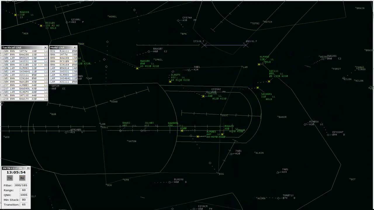 London Control Simulator - Heathrow APP+FIN (EGLL_N_APP+EGLL_F_APP ...