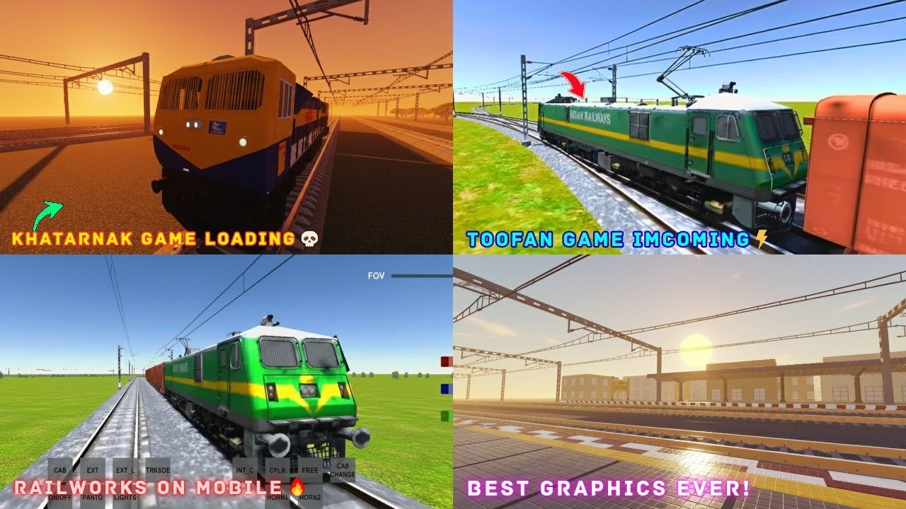BEST *NEW* TRAIN GAMES for MOBILE🔥 | TRAIN SIM MOBILE | SUPREME RAILS ...