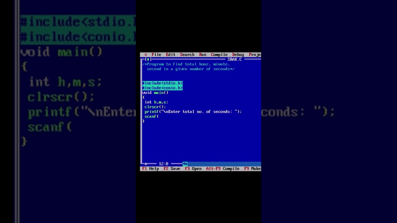 C Program To Find Total Hour Minute Second In A Given Number Of C Program To Find Total Hour Minute Second In A Given Number Of
