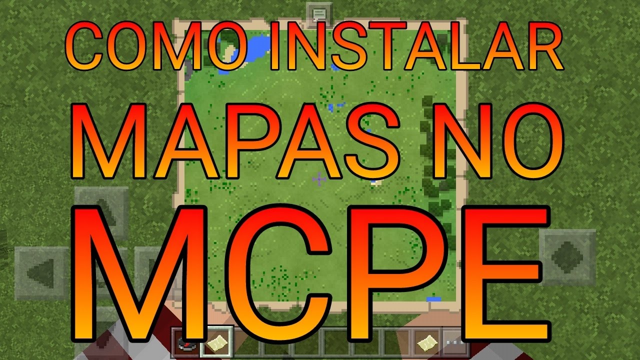 Como instalar mapas no mcpe - YouTube