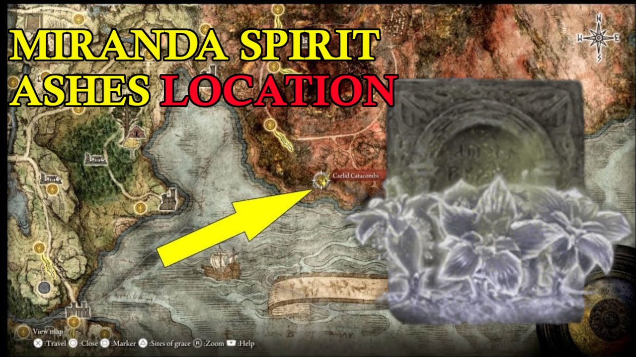 Miranda Sprout Ashes Location Elden Ring Try The Worst Summon in The ...