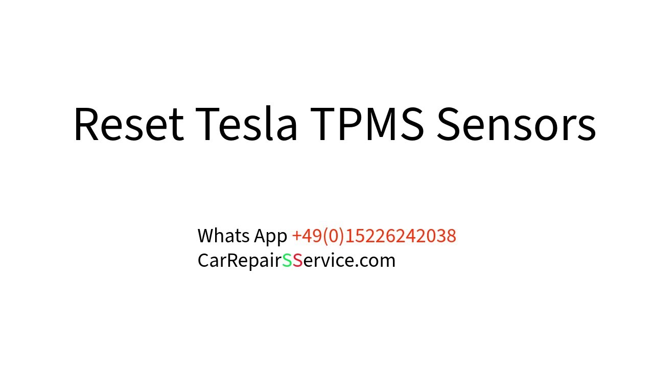 How to reset Tesla Tire pressure monitoring system fault #TeslaTPMS # ...