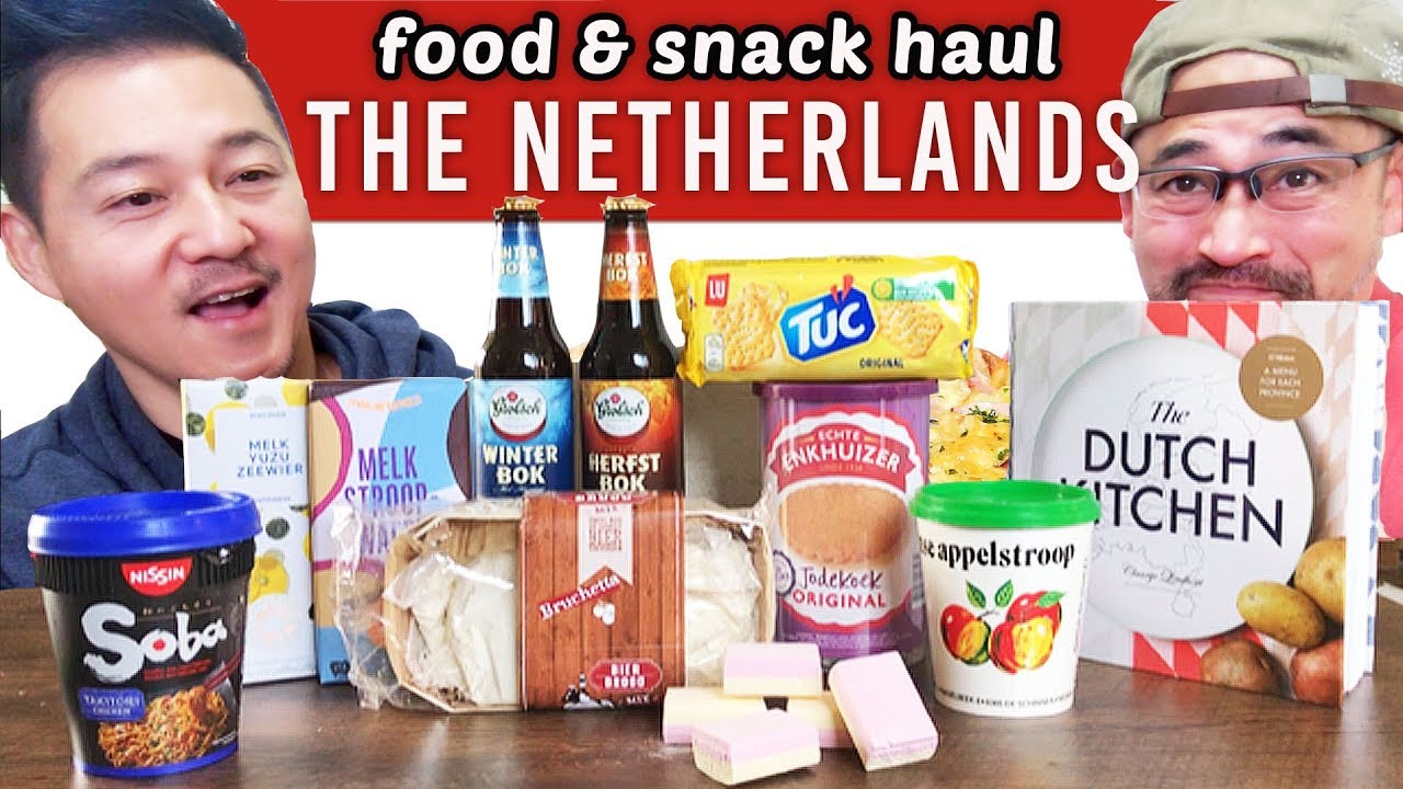 Japanese Trying Dutch Food & Snacks - YouTube