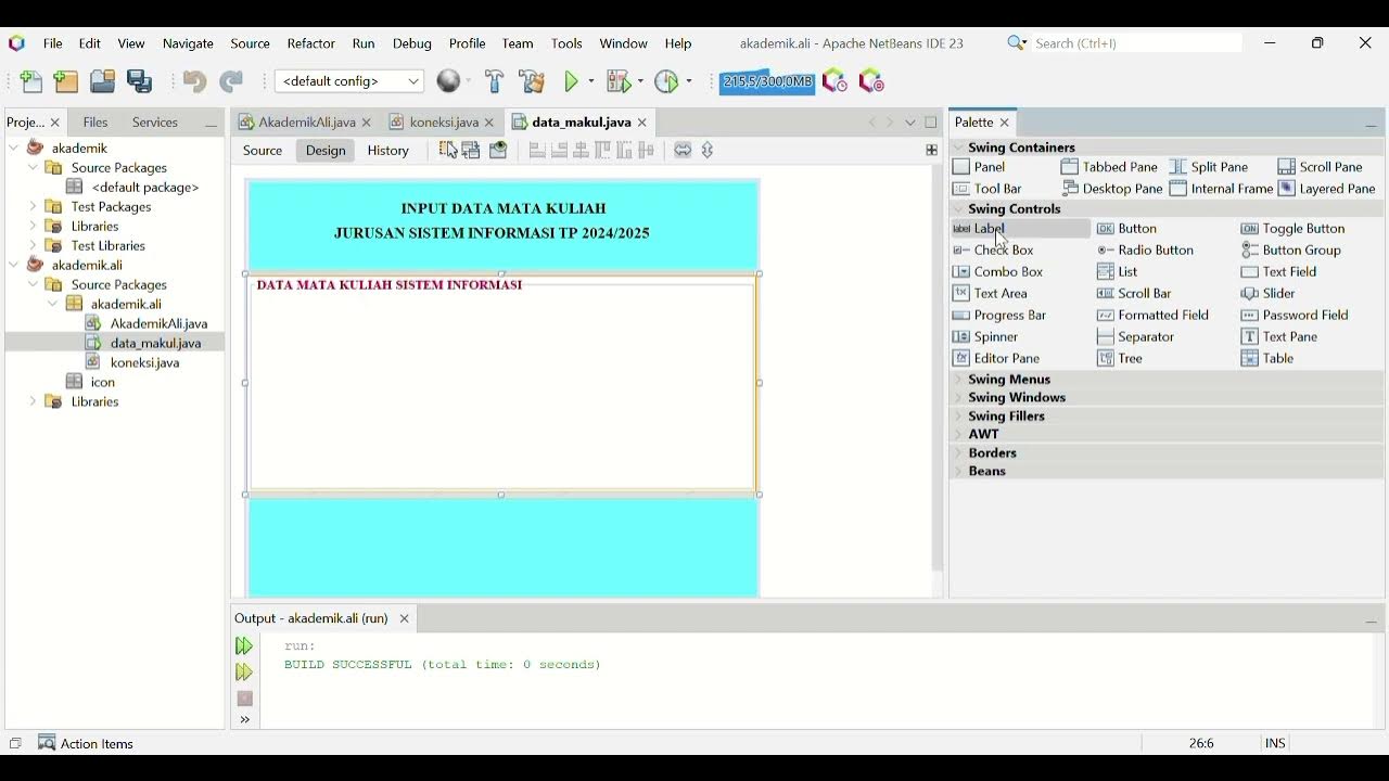 tutorial membuat database di apk javaa netbeans 🤏 - YouTube