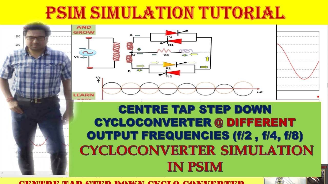 SCR SINGLE PHASE STEP DOWN CYCLOCONVERTER @ DIFFERENT OUTPUT FREQUNCIES ...