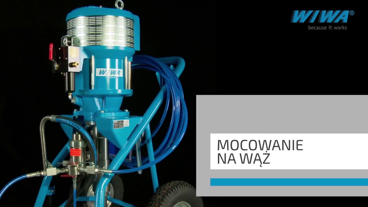 Agregat natryskowy hydrodynamiczny WIWA HERKULES 270 GX: zestaw, sprzęt ...