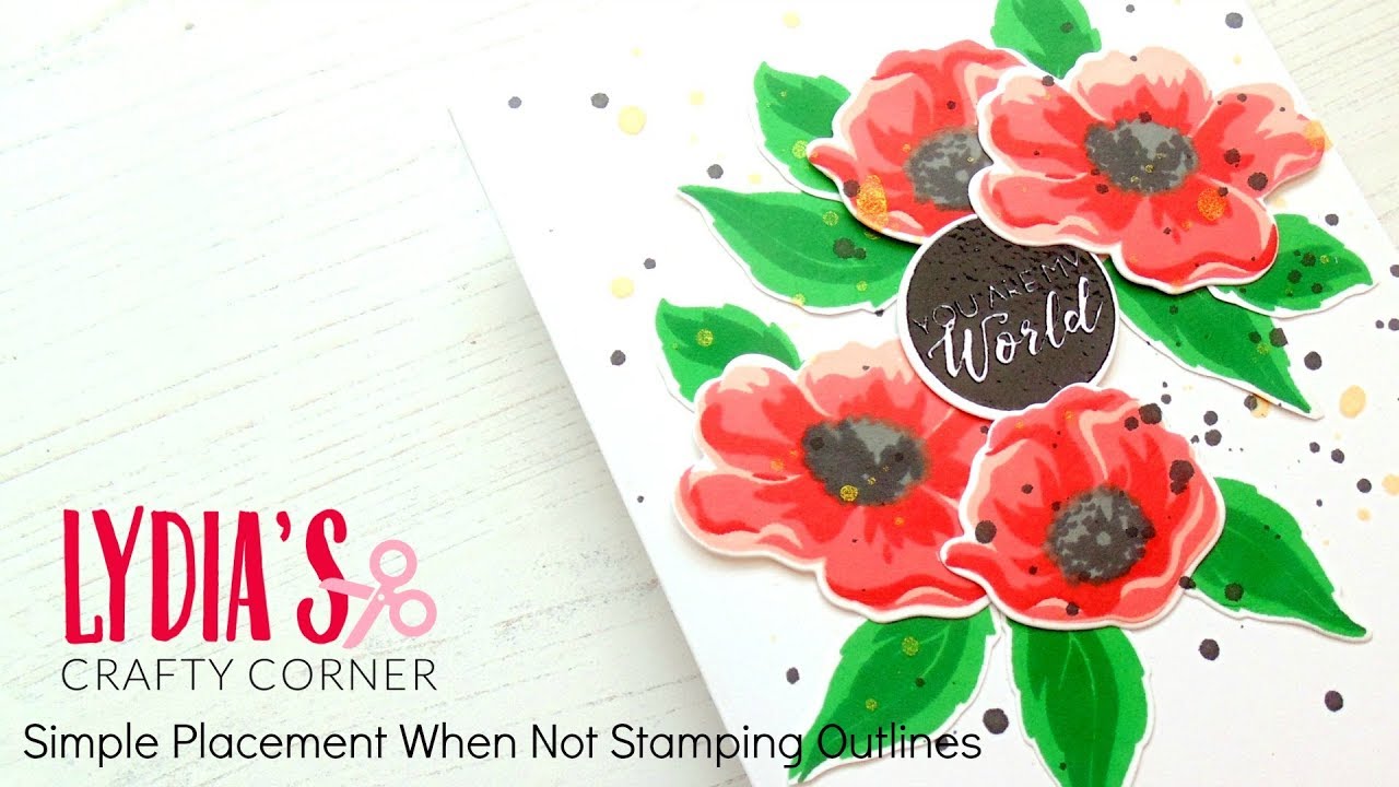 Lydia's Crafty Corner - Simple Placement When Not Stamping Outlines ...