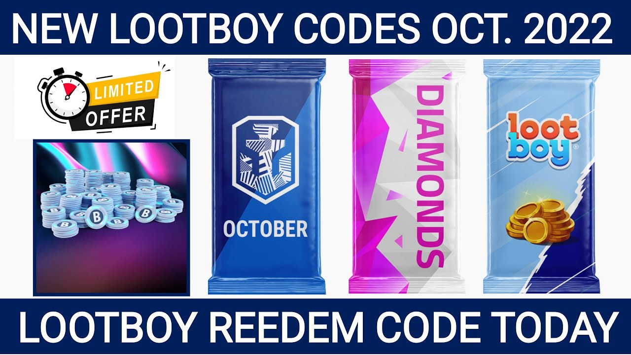 5 New Lootboy Codes October 2022 | Lootboy Codes | Codigos de Lootboy ...