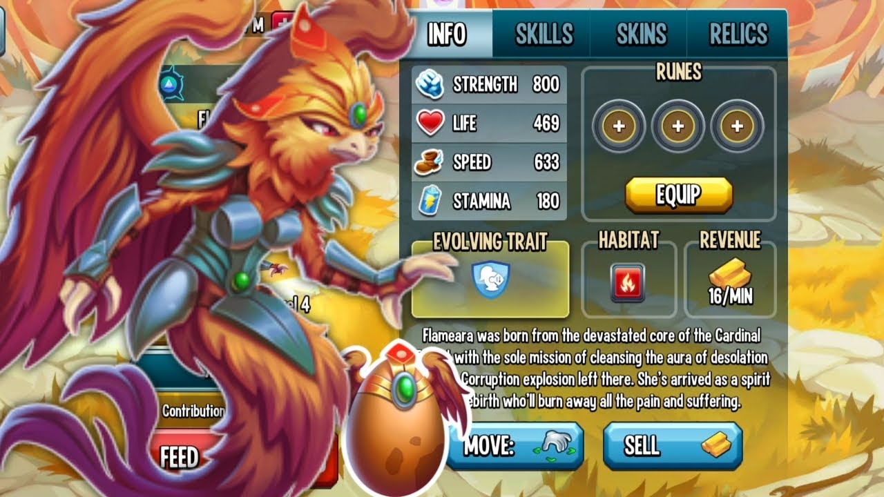 Monster Review : FLAMEARA Level 100 ! Fire Controller Monster ! Monster ...