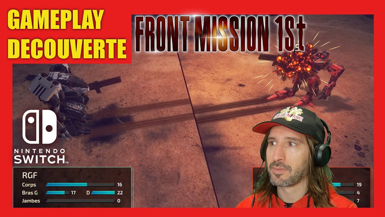 FRONT MISSION 1ST: REMAKE SWITCH - GAMEPLAY DECOUVERTE - YouTube