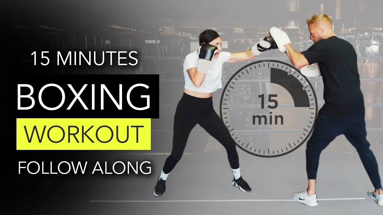 Boxing Fitness Workout: 15-Minute Follow-Along Mittwork Training - YouTube