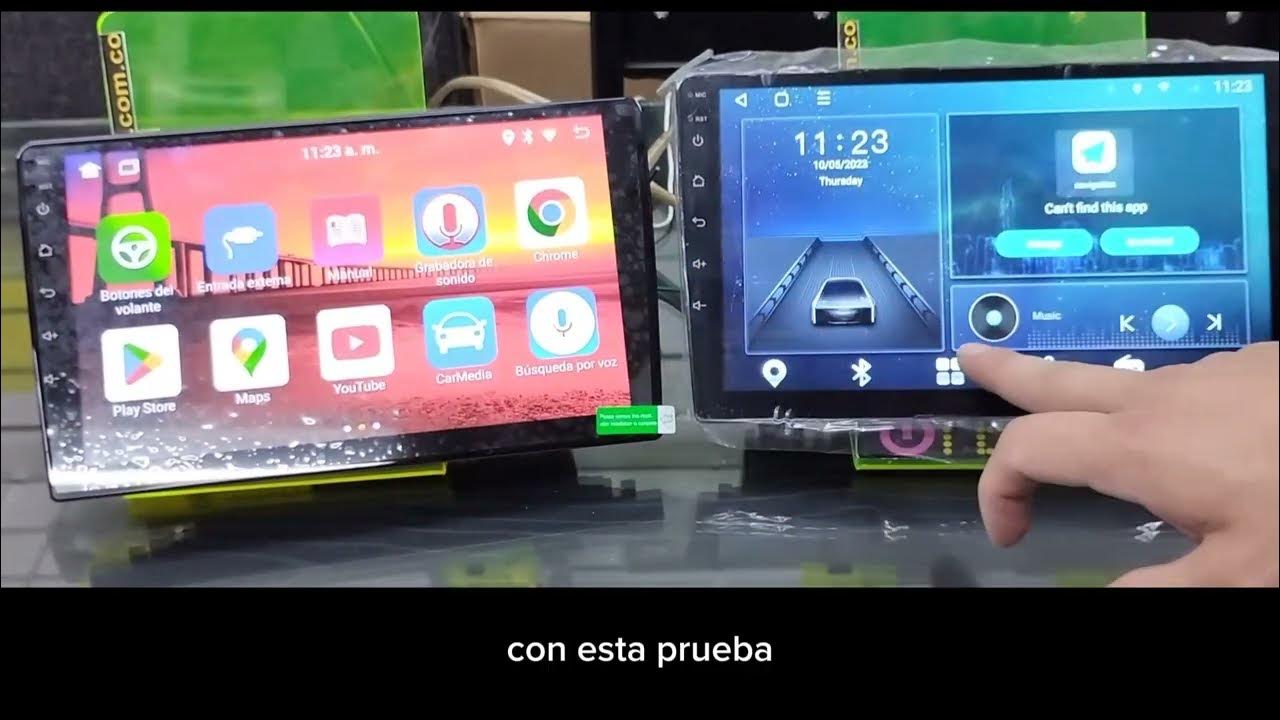 demostración de que no todas las pantallas Android 9" son iguales ...