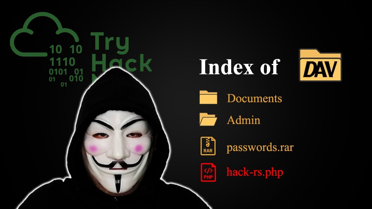 | TryHackMe - Dav Walkthrough | Webdav, Credentials, Permissions, Flags | - YouTube