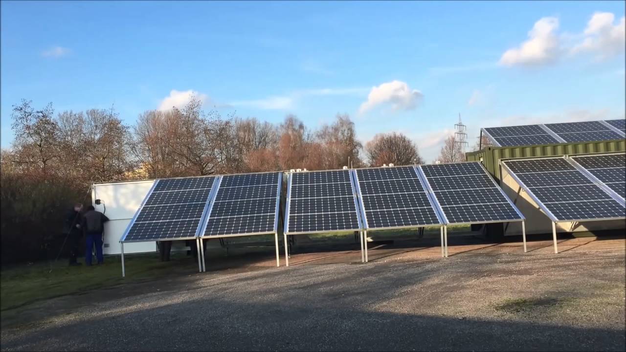 Solar mobile generator, the future of mobile power! - YouTube