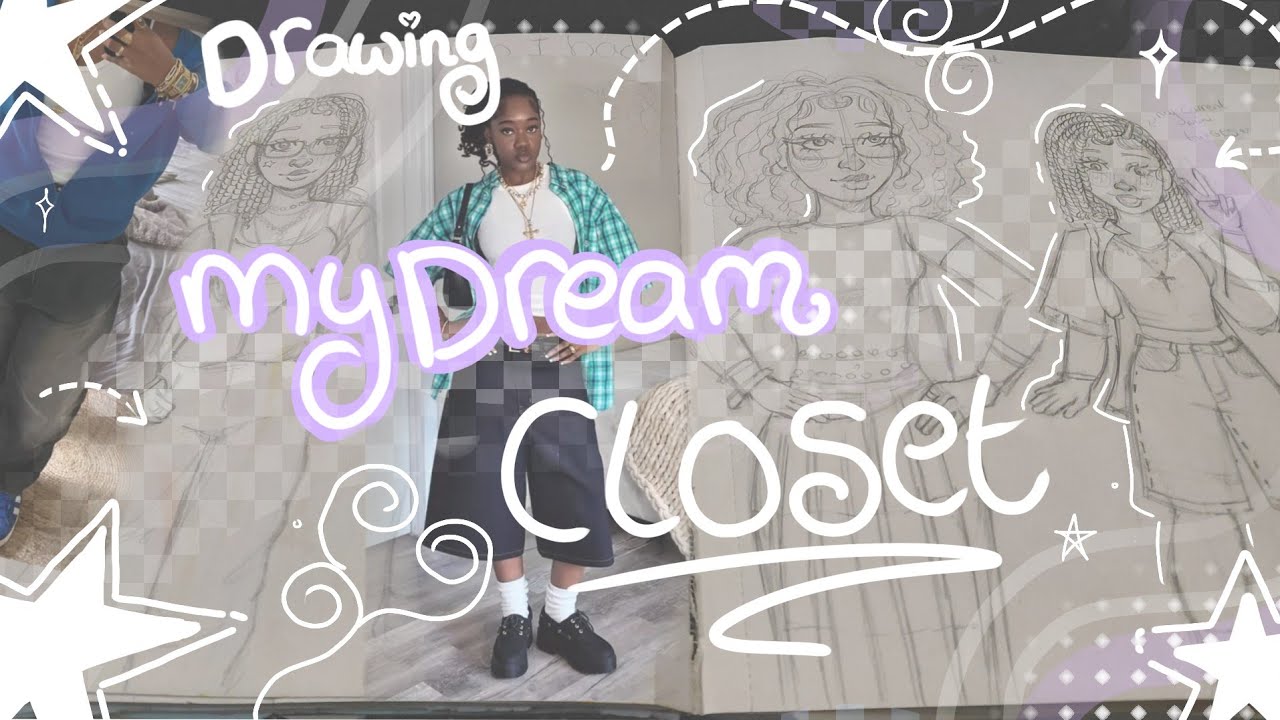 ♡SKETCH WITH ME: Drawing outfits I can't afford (yet)👀 - YouTube