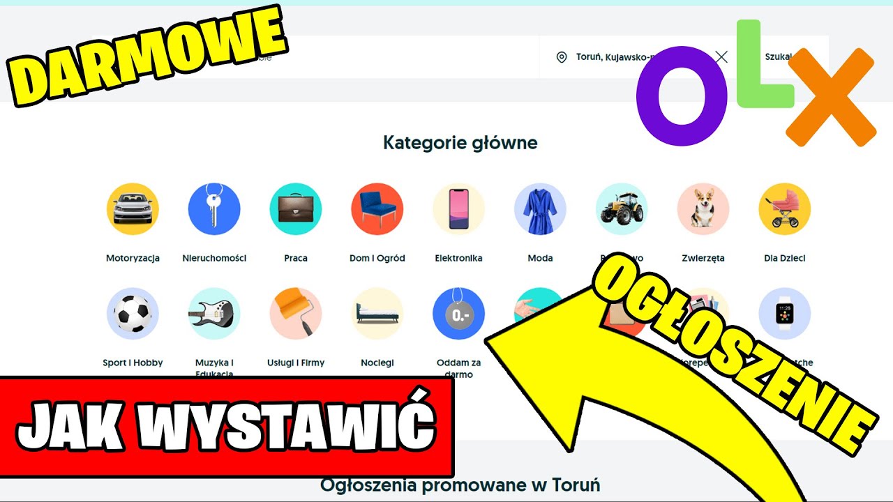 Jak umieścić ogłoszenie na olx? Jak dać darmowe ogłoszenie na olx? Jak ...