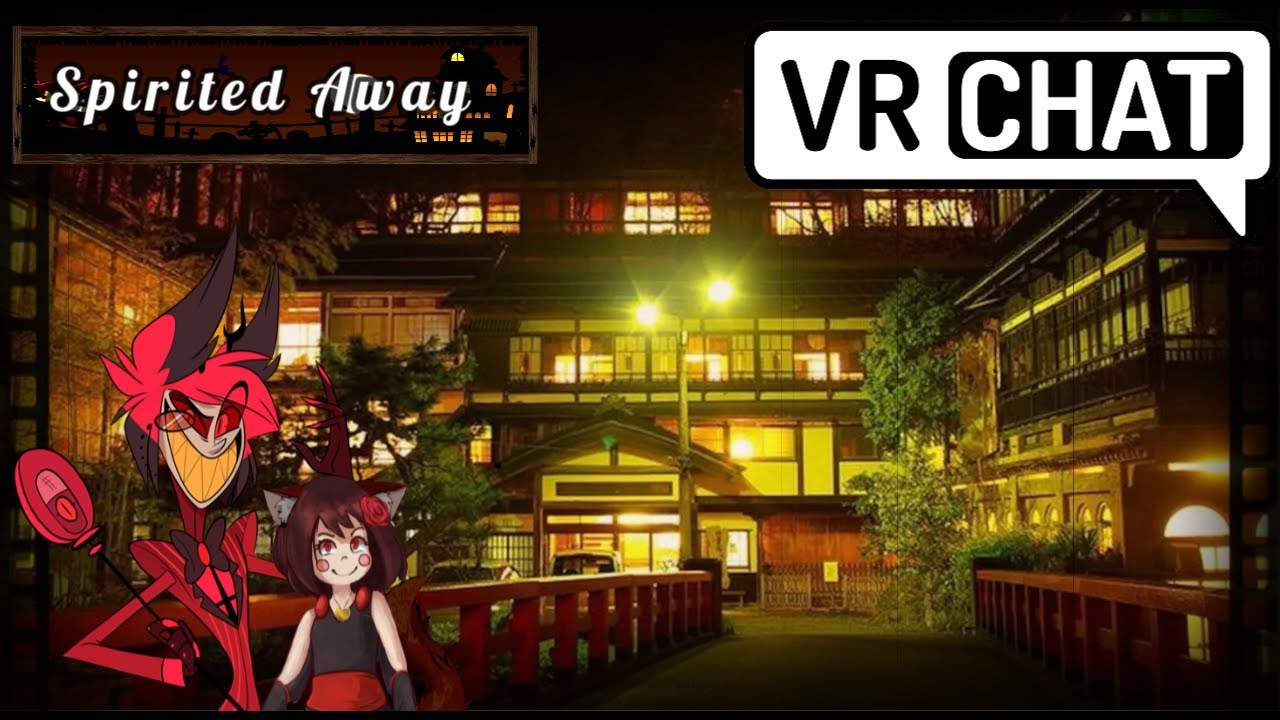 Alastor Gives Chara a Tour of a Bathhouse (VRCHat) - YouTube