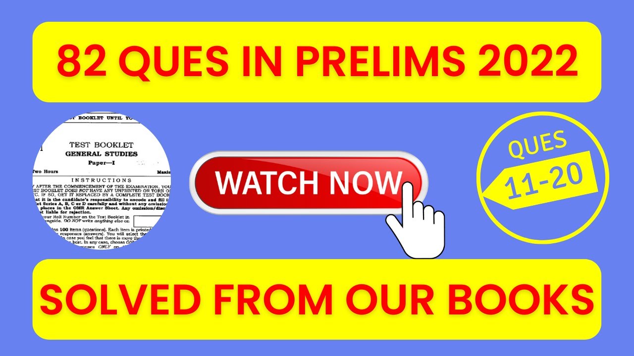 UPSC Prelims 2022 Answer Keys Set A by BestCurrentAffairs.com - YouTube