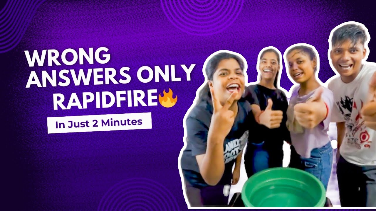 RAPIDFRE WRONG ANSWERS ONLY | WRONG ANSWER CHALLENGE!! - YouTube