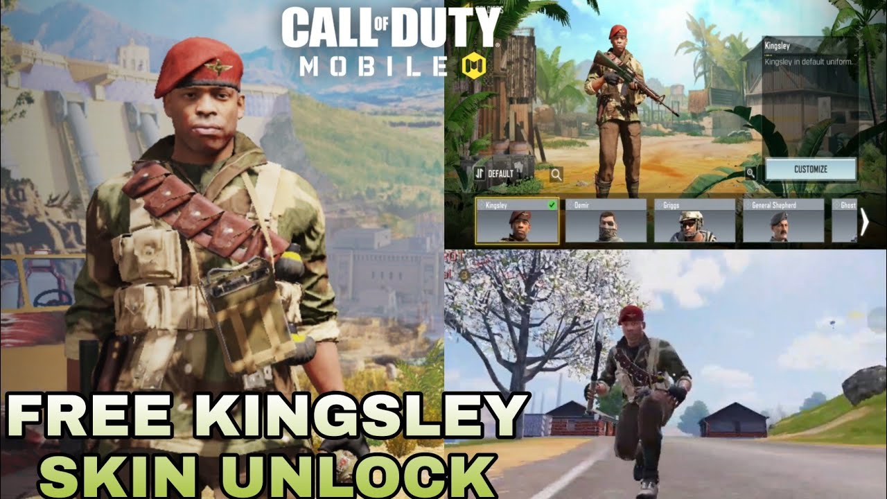 I UNLOCK NEW KINGSLEY CHARACTER SKIN IN CALL OF DUTY MOBILE COD MOBILE ...
