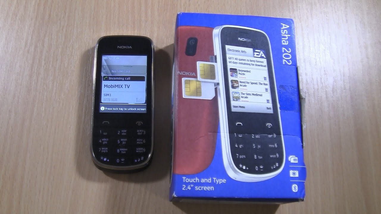 Nokia Asha 202 with Box incoming call in 2021 - YouTube