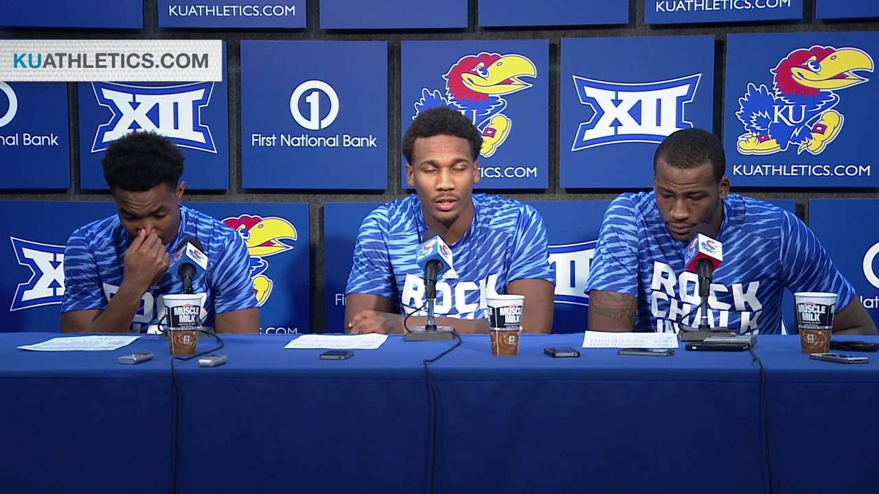 Player Press Conference vs Florida // Kansas Basketball // 12.5.14 ...