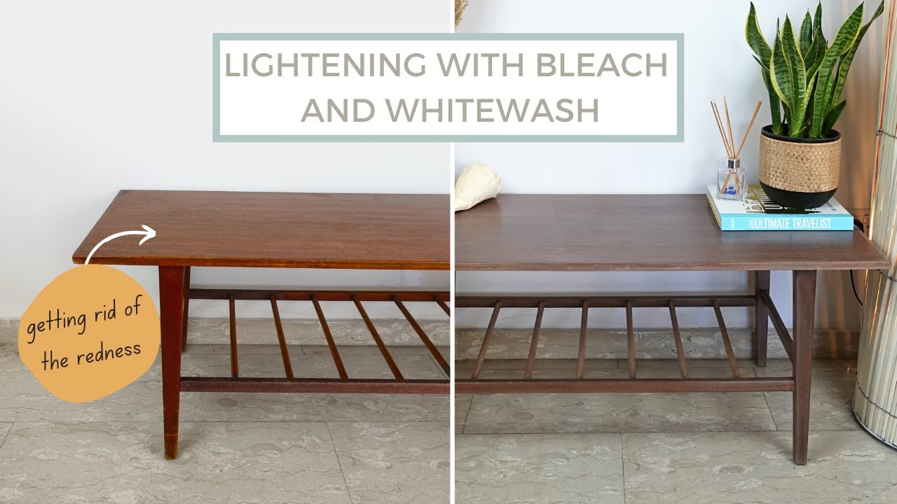 Restoring and Refinishing my 60s coffee table│*TRYING* new techniques ...