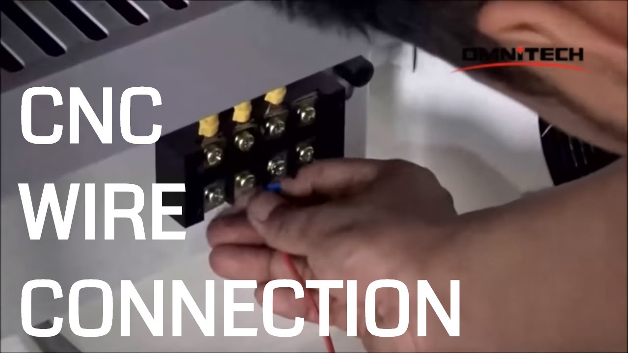 CNC Router Power Wire Connection - YouTube