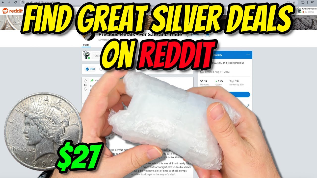 My FIRST Silver Purchase on REDDIT! How to Buy on Reddit and How to Buy ...